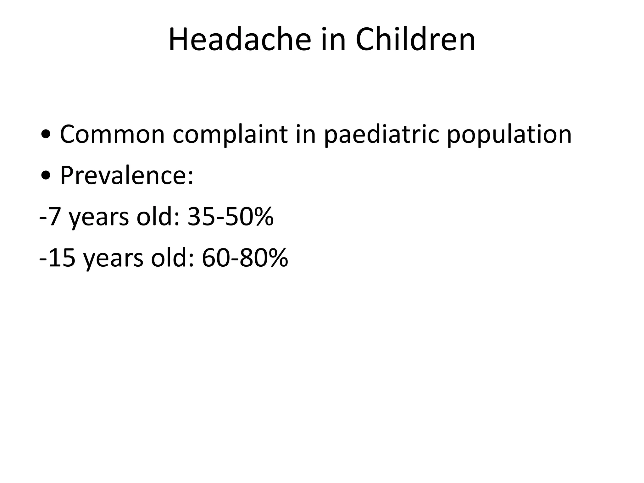 Headache in childre_and_adolescents | PPTX