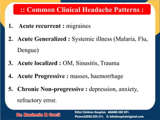 Headache in children | PPT