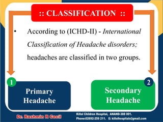 Headache in children | PPT