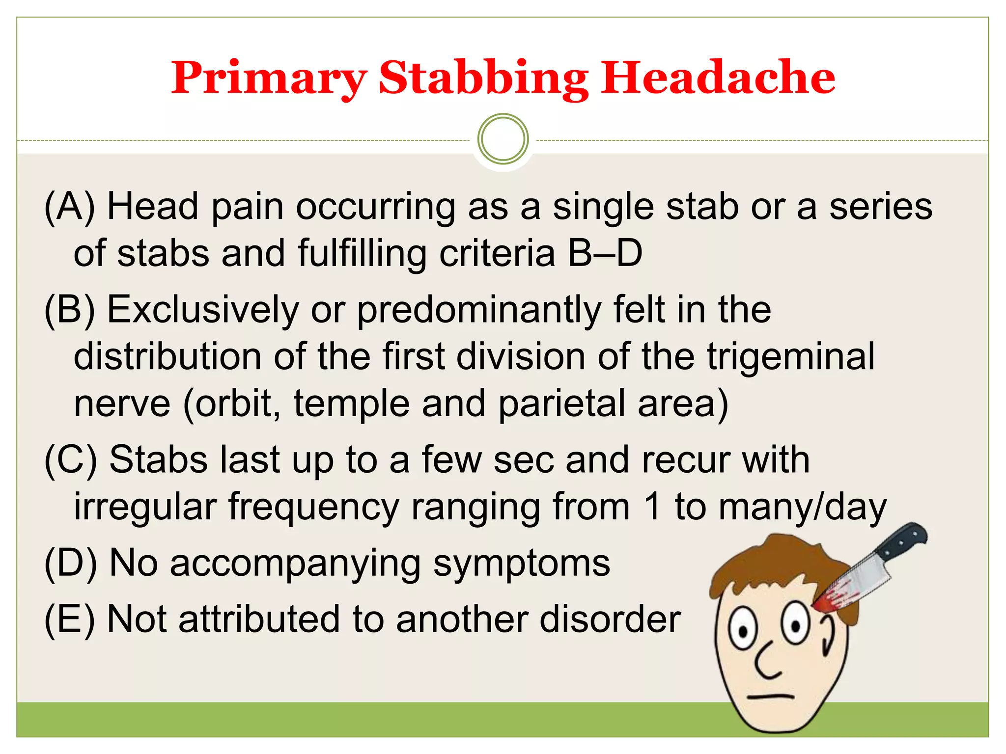 Headache in clinical practice | PPT