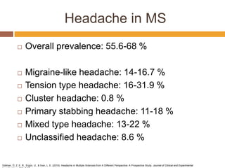 Headache in Multiple Sclerosis.pptx