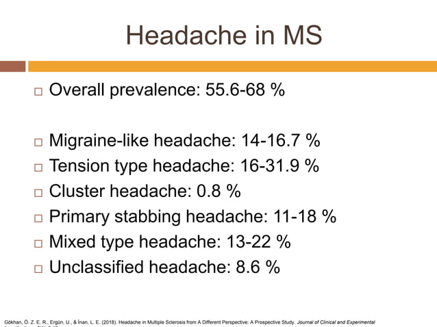 Headache in Multiple Sclerosis.pptx