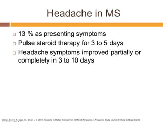 Headache in Multiple Sclerosis.pptx