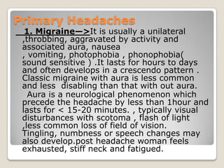 Headache in pregnancy | PPTX