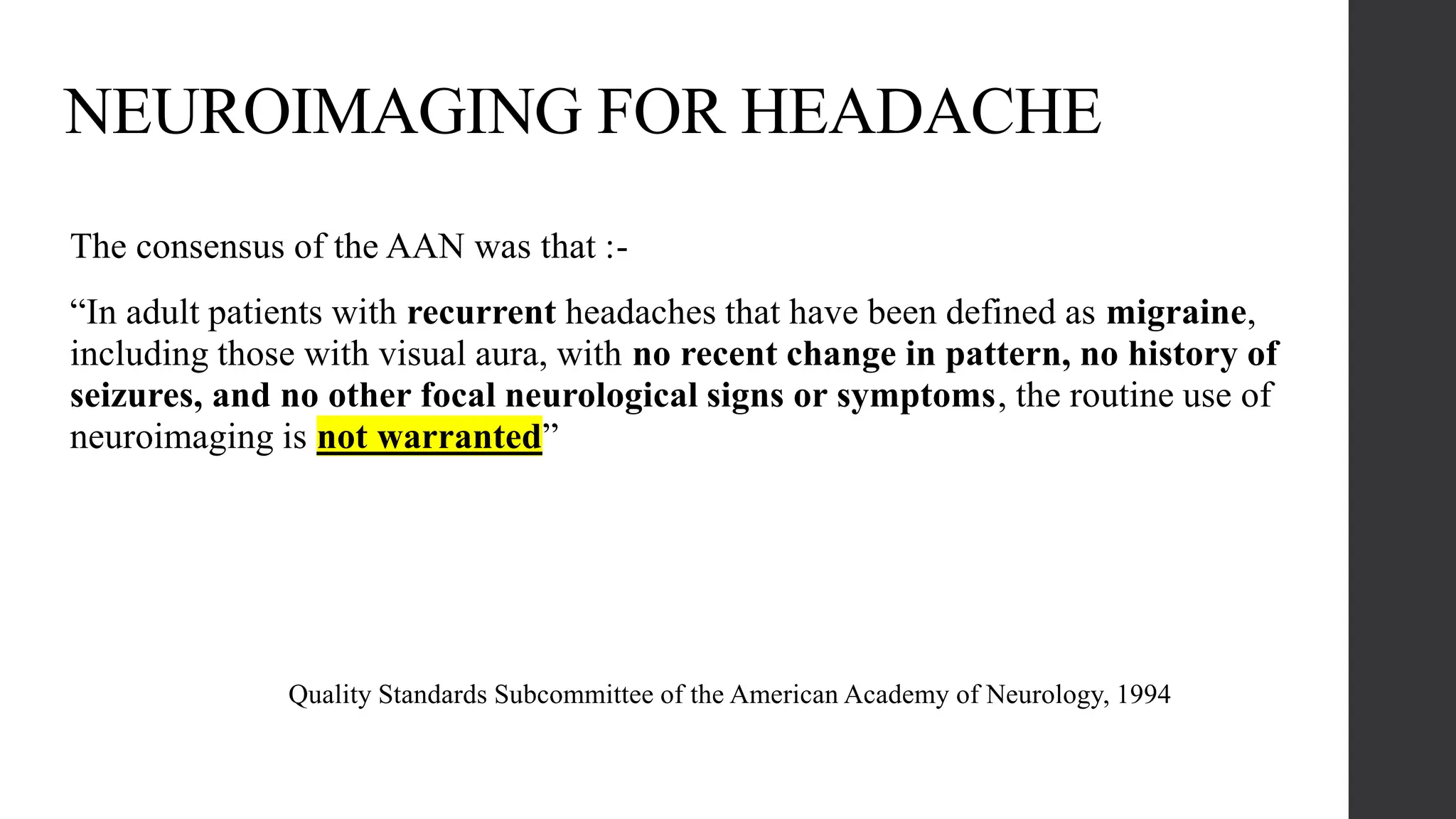 HEADACHE NEUROIMAGING FINAL.pptx by sms medical college | PPTX