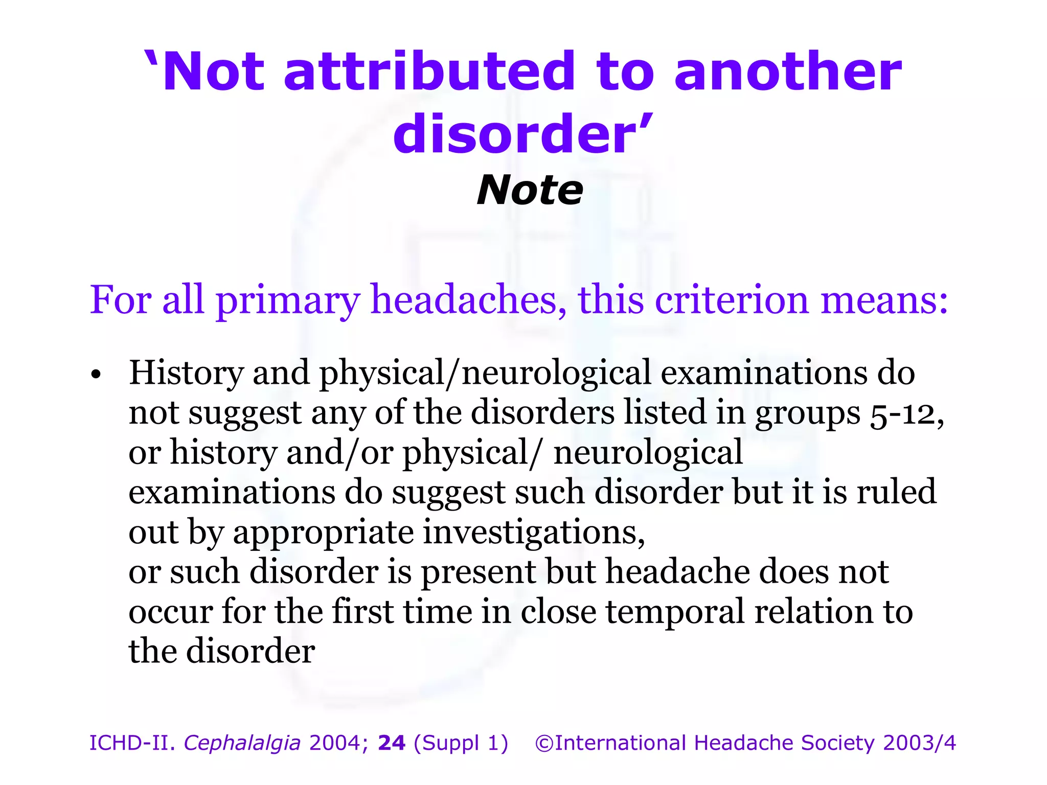 Headache ppt | PPTX