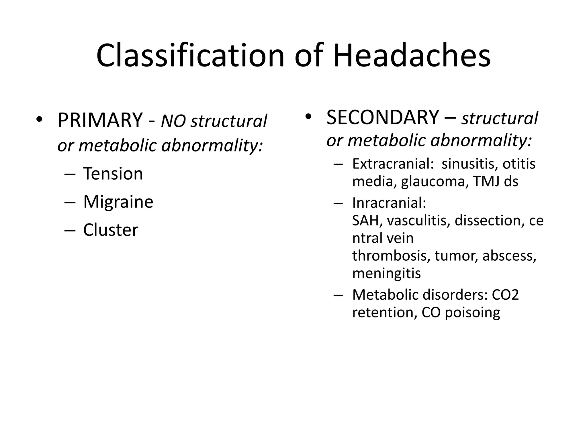 Headache ppt | PPTX