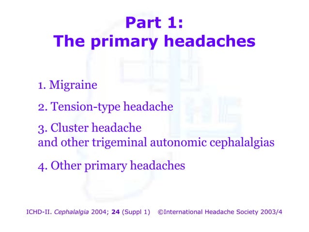 Headache ppt | PPTX