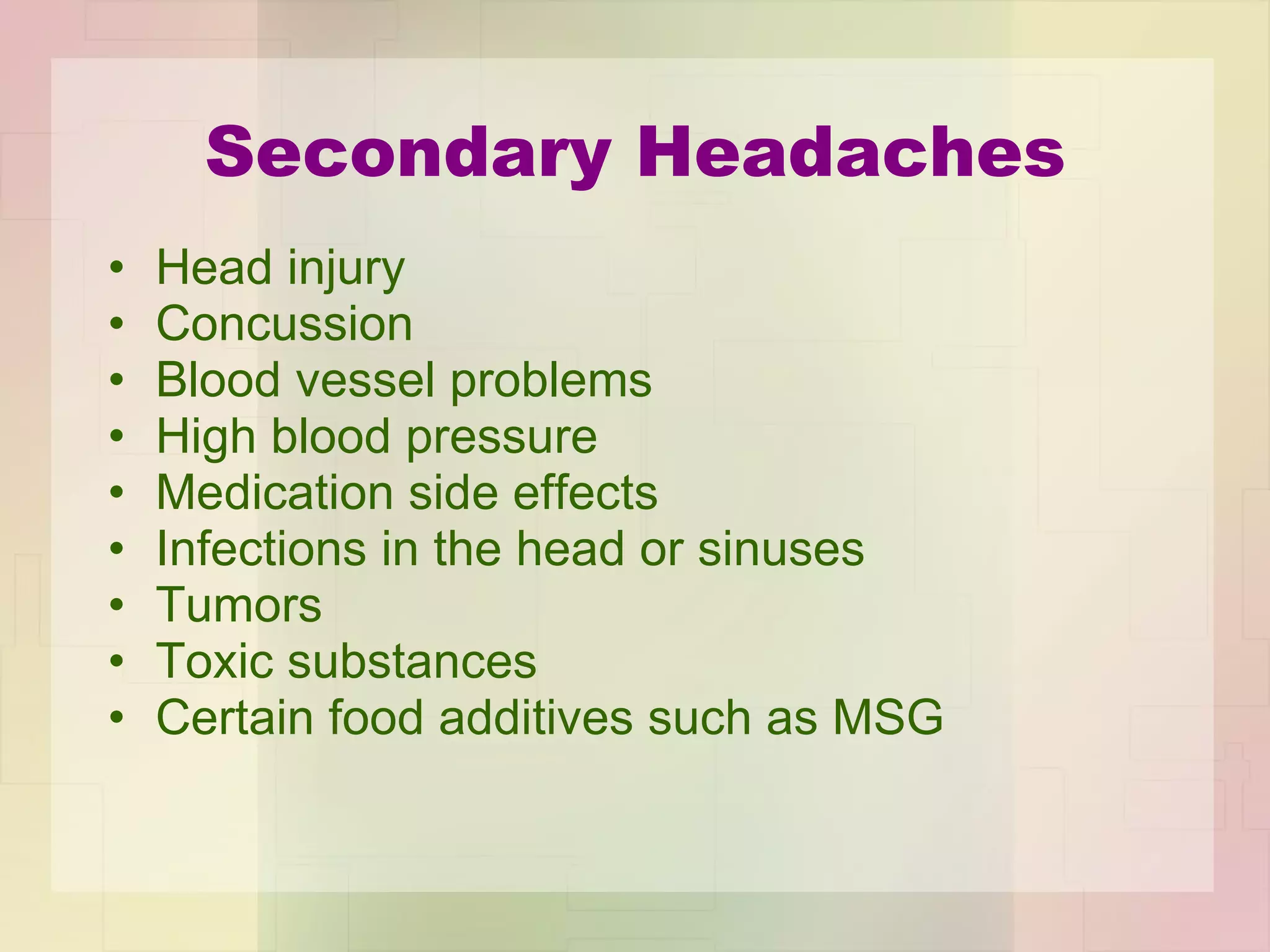 Headaches | PPT