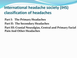 Headaches | PPTX