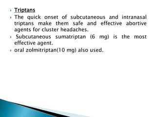Head ache PHARMACY | PPTX | Brain and Nervous System Disorders ...
