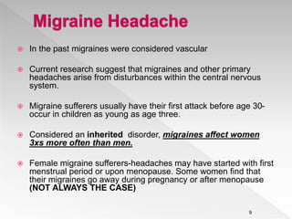 Headaches: What a Pain! | PPT