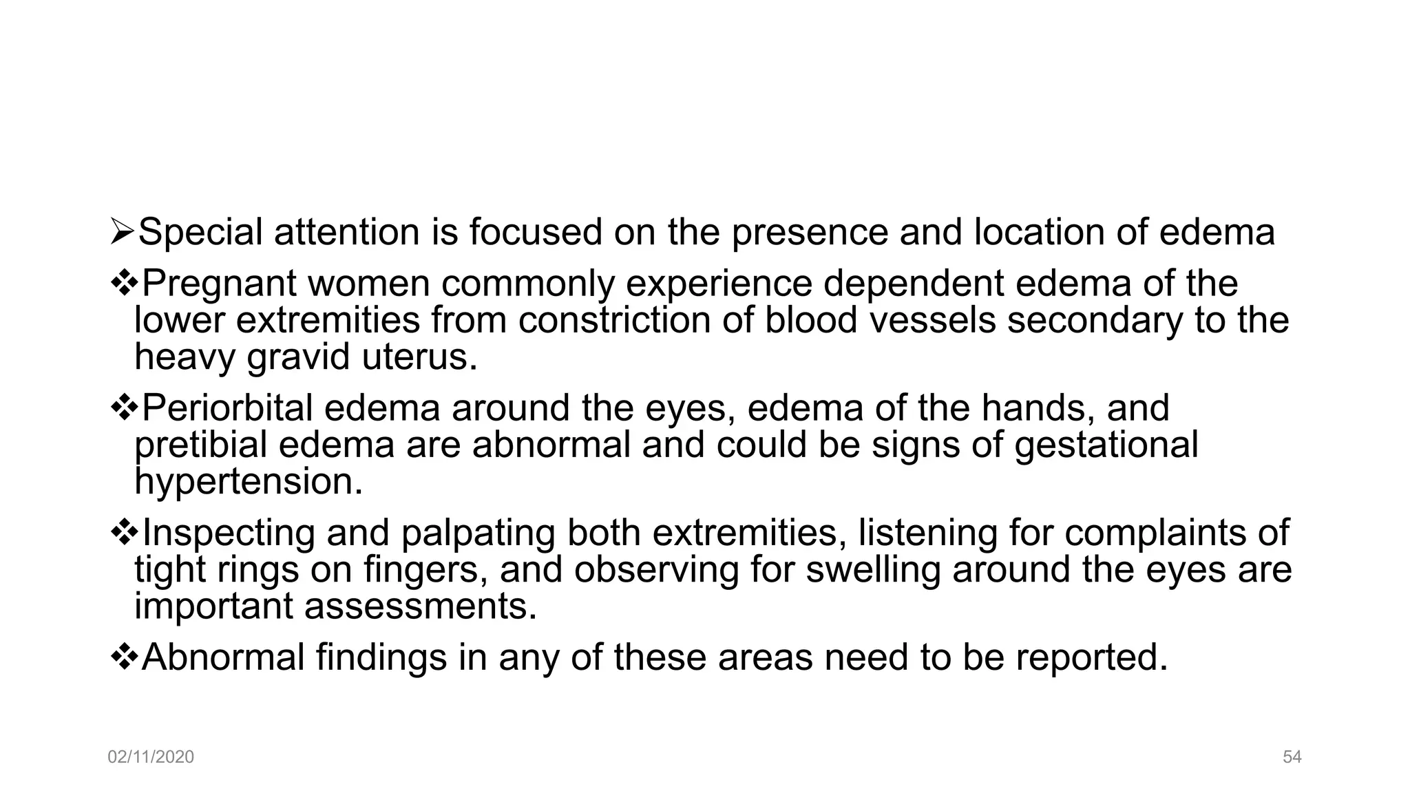 Physical Assessment for Pregnant women | PPTX