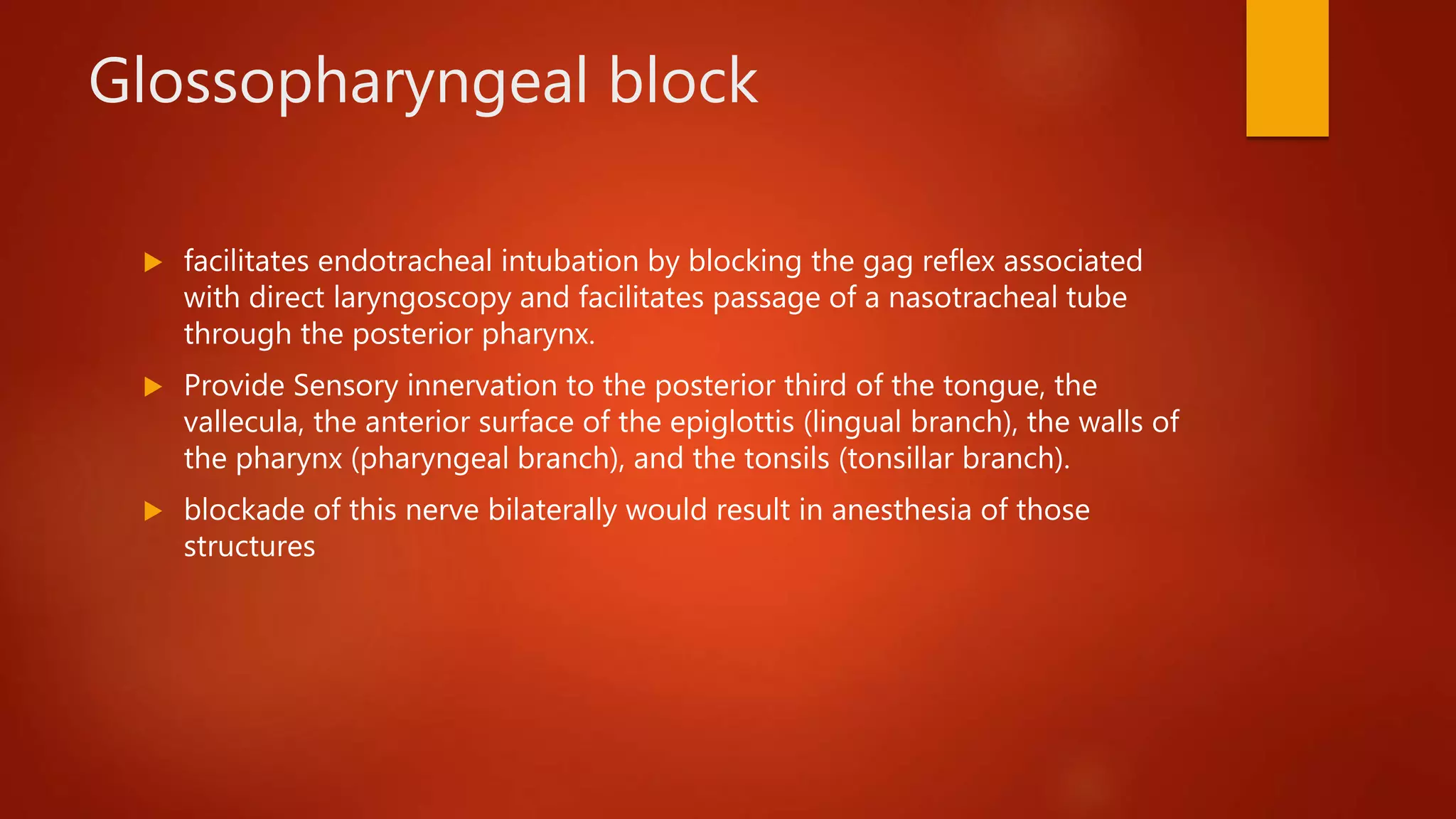 Nerve Blocks in Head and Neck | PPTX