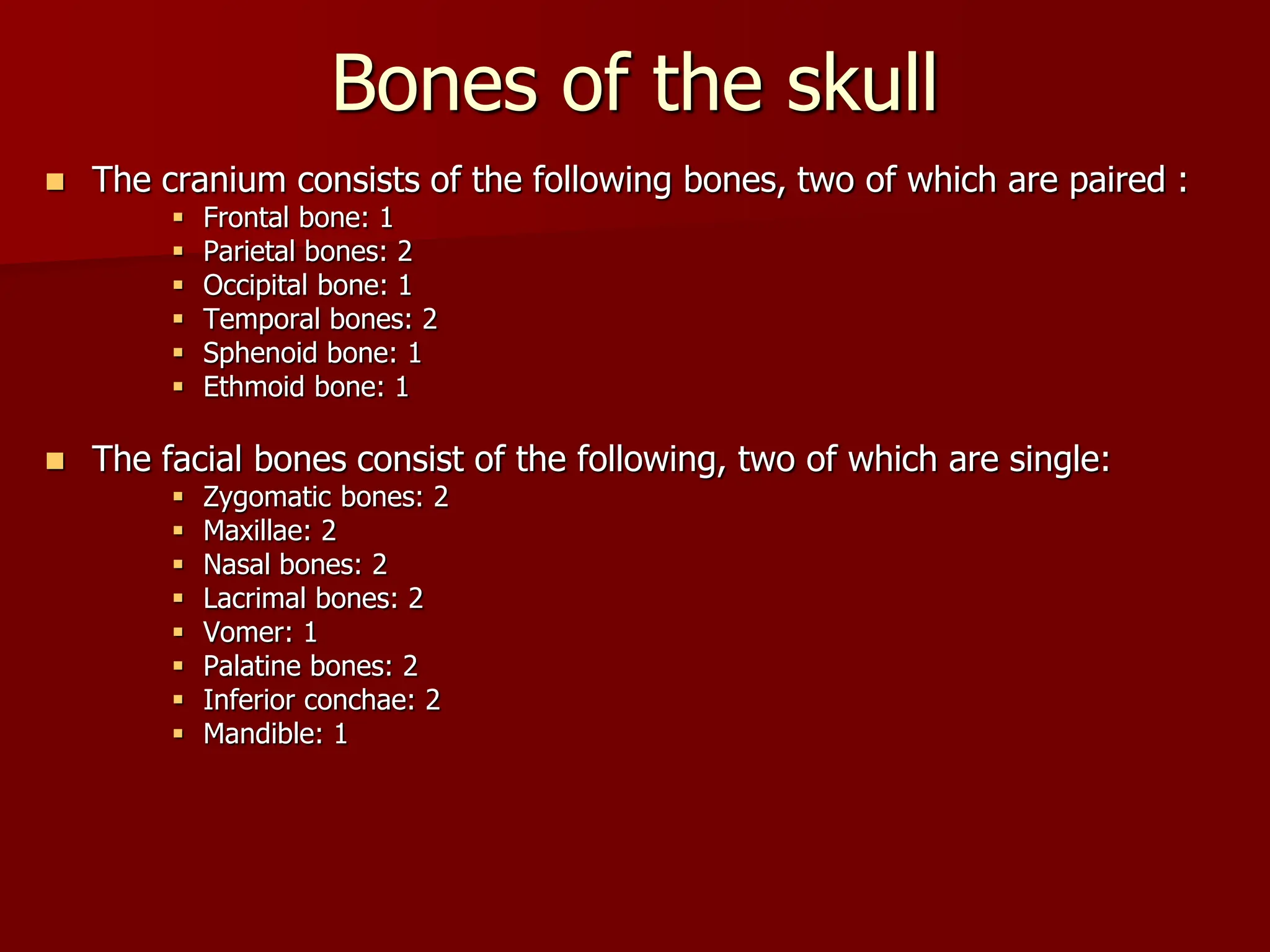 Anatomy of the HEAD AND NECK lecture 1.ppt