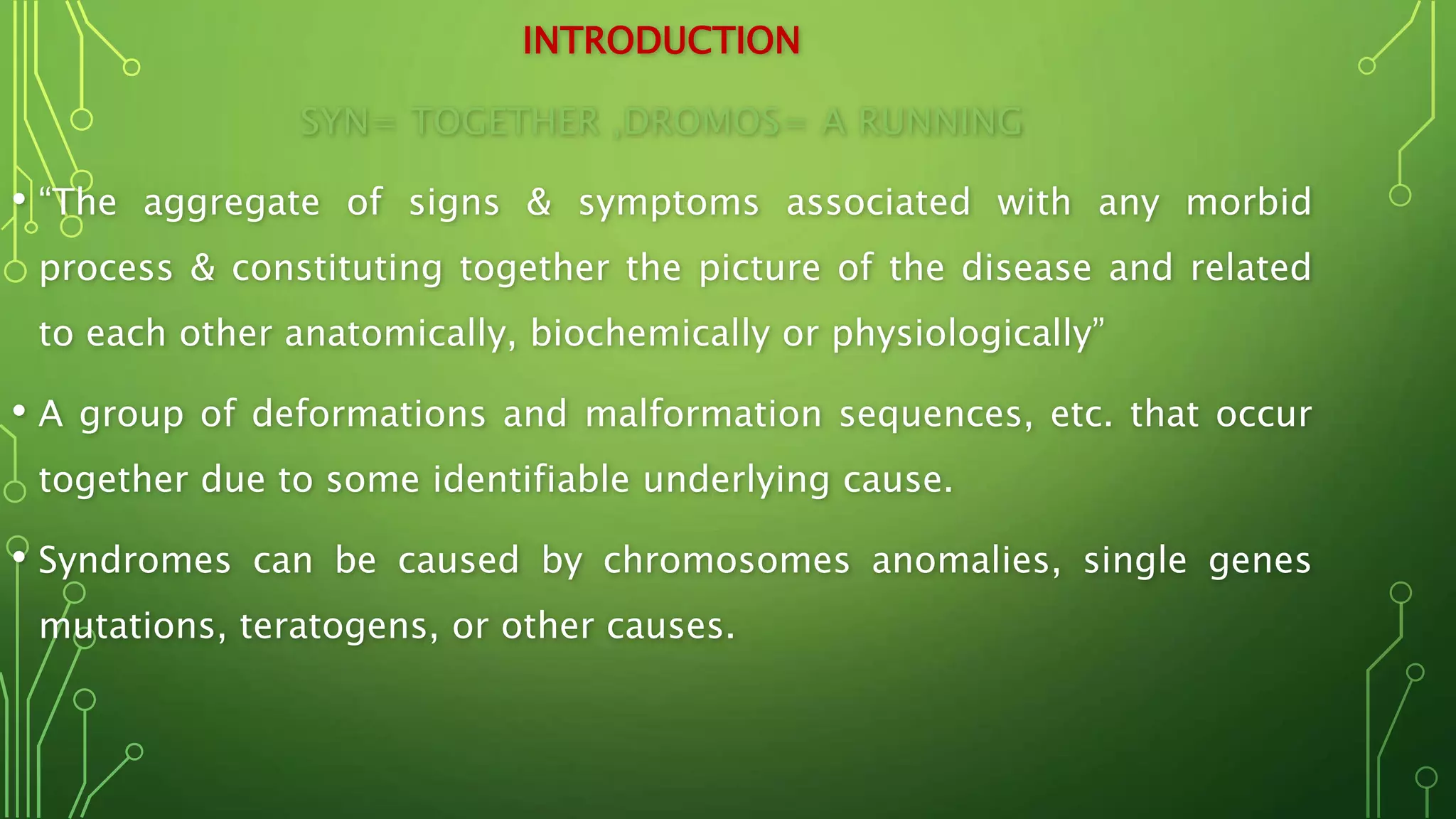 Head And Neck Syndrome | PPTX