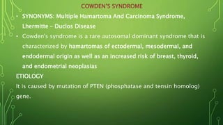 Head And Neck Syndrome | PPTX