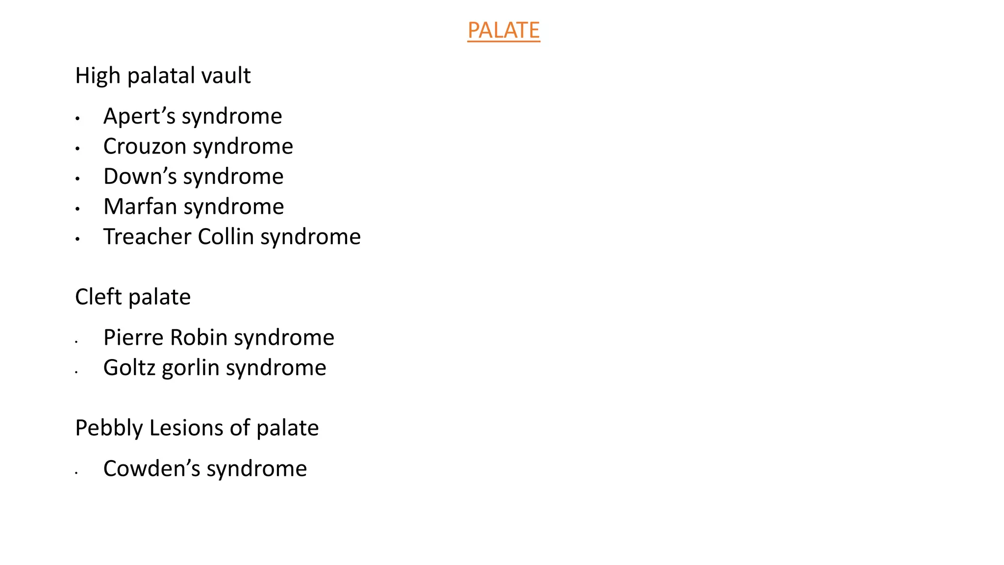 Syndrome / Head and Neck Syndrome | PPTX