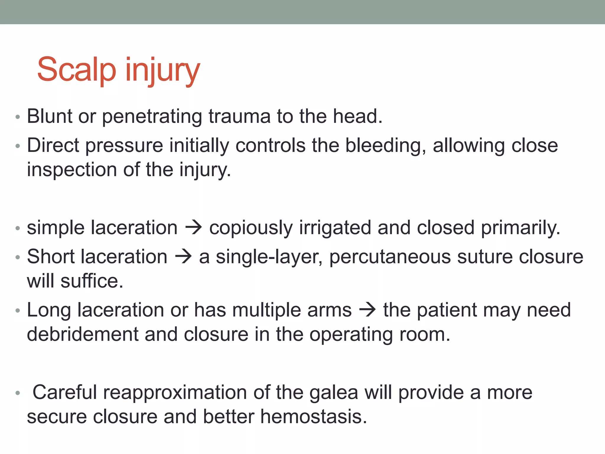 Head and neck trauma | PPTX