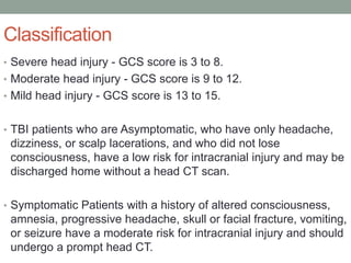 Head and neck trauma | PPTX