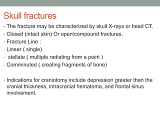 Head and neck trauma | PPTX