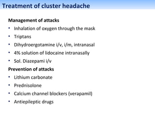 Headches and facial pain | PPT