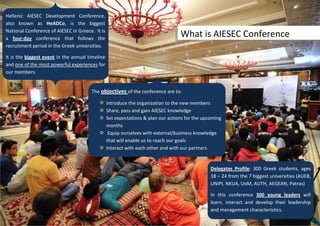 AIESEC in Greece National Conference | PDF | Business Expos ...