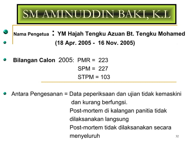 headcount 2 post mortem prestasi akademik | PDF