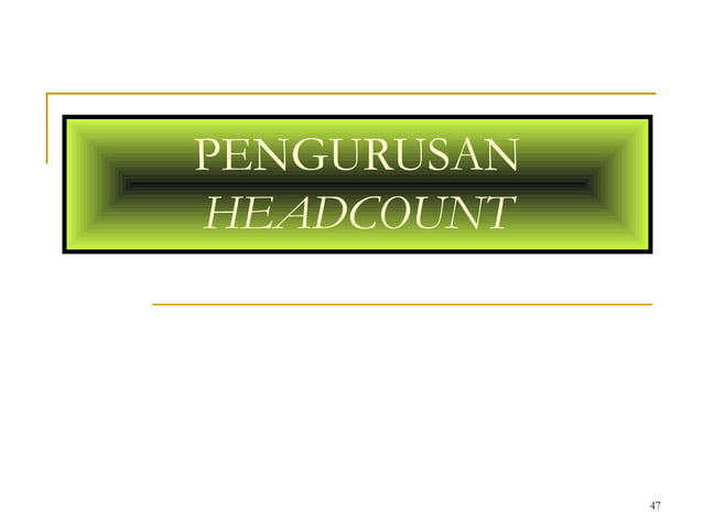 headcount 2 post mortem prestasi akademik | PDF