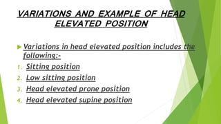 Head elevated position | PPTX