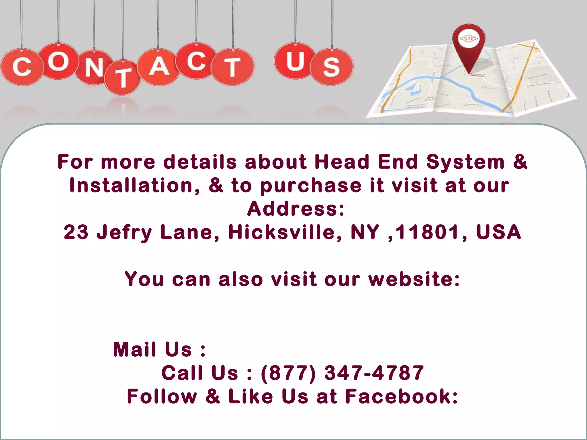 View Head End System & Head End Installation by DISHRUS | PPT