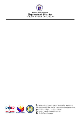 MATATAG TEMPLATE OF DEPARTMENT OF EDUCATION | DOCX