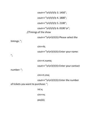 simple-movie-ticket-booking-system-1 | DOCX | Programming Languages ...