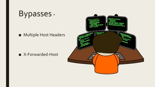 Host Header injection - Slides | PPTX