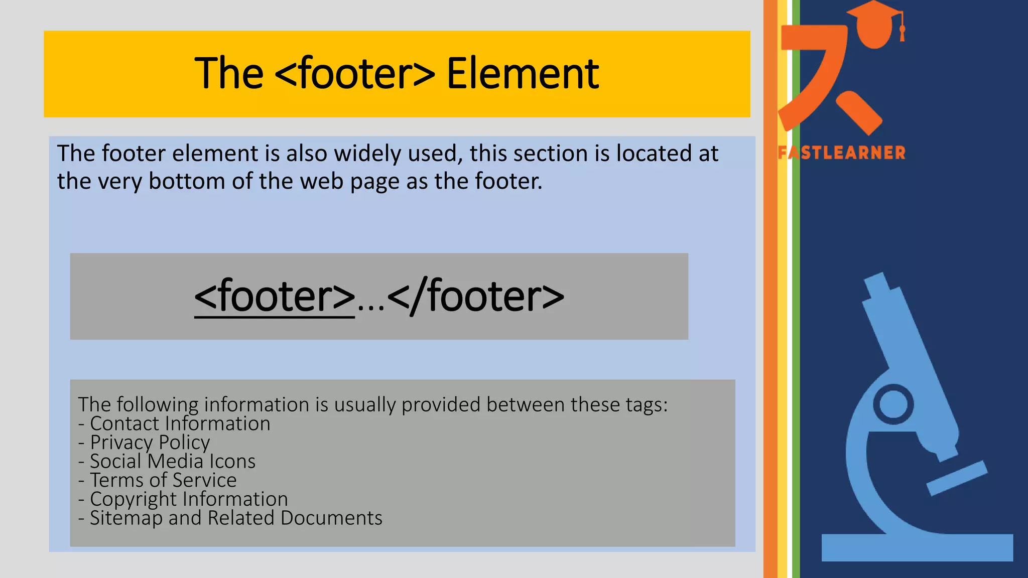 Header,nav,footer | PPT