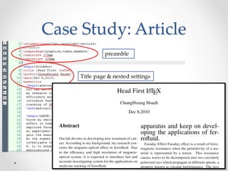 Head first latex | PPT