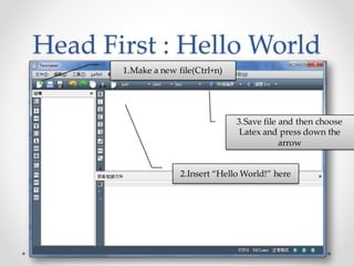 Head first latex | PPT