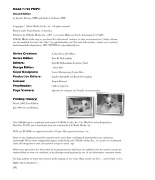 Head first pmp | PDF