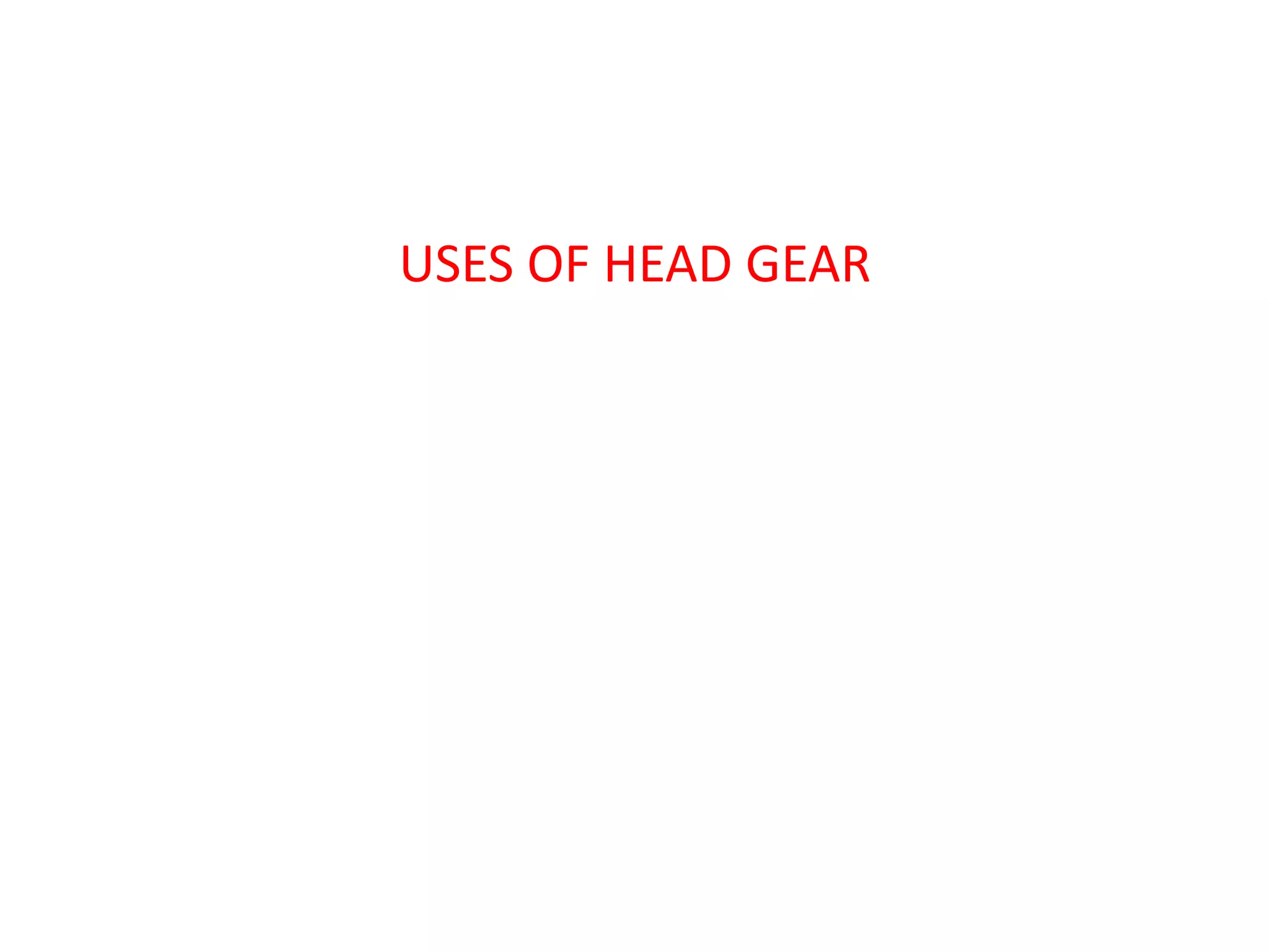 Head gear in orthodontics | PPTX