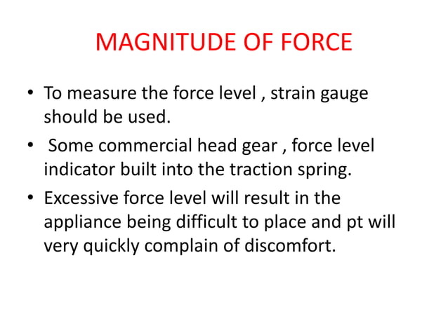 Head gear in orthodontics | PPTX | Oral care | Personal Care