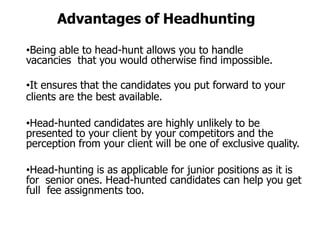 Head hunting | PPTX