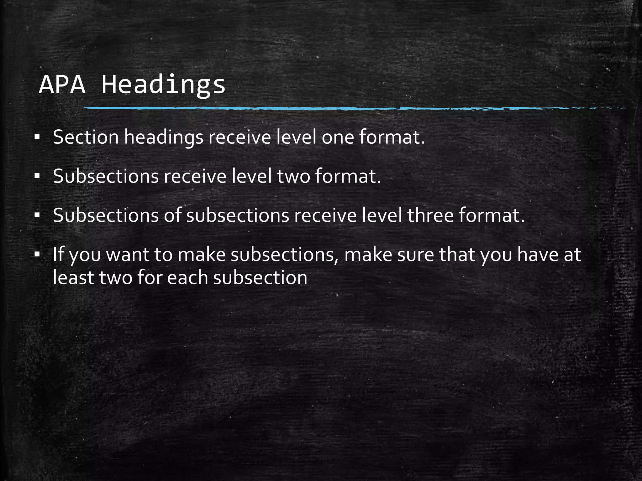 APA Formatting Header Basics | PPT