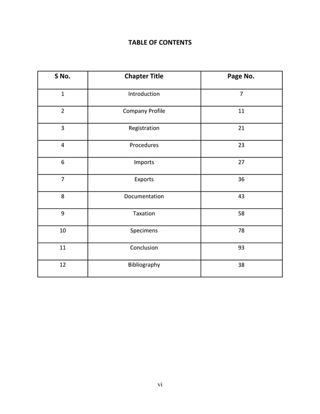 INTERNSHIP ON EXPORT-IMPORT PROCEDURES AT MARKS CARGO PRIVATE LIMITED ...