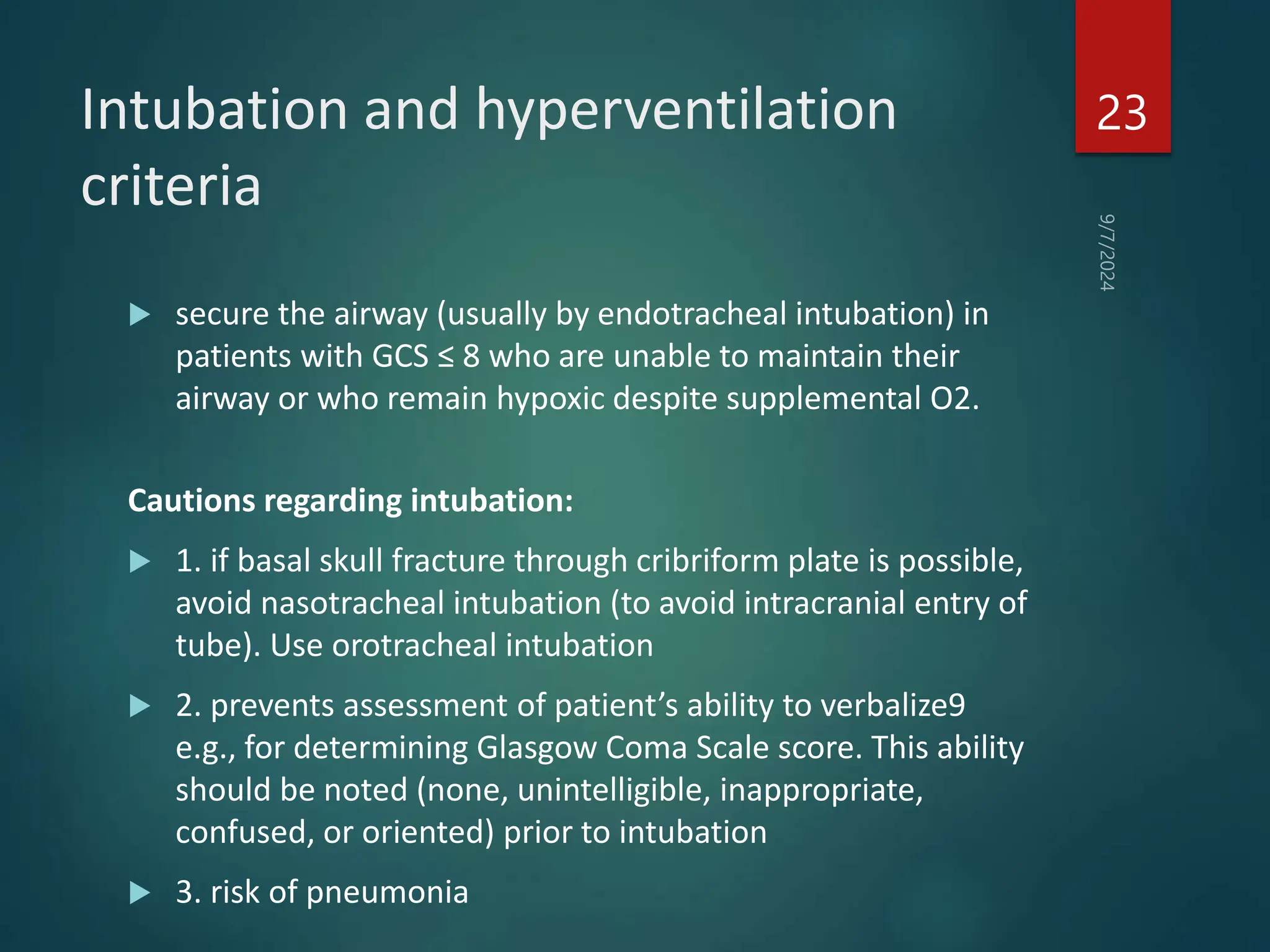 Approach to Head Injuiry, Intracranial Pressure Measurement and ...