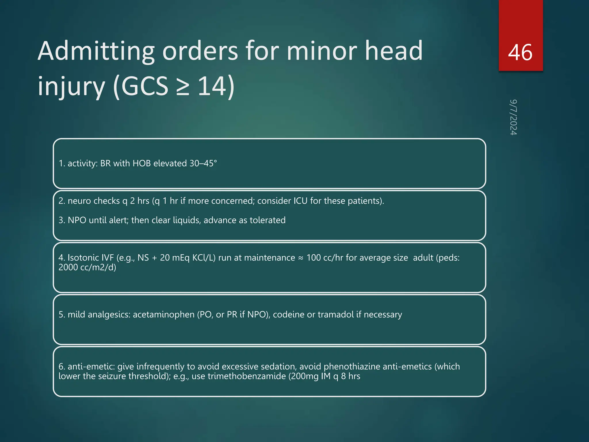 Approach to Head Injuiry, Intracranial Pressure Measurement and ...