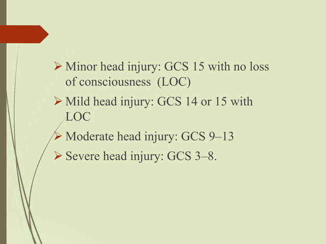 headinjuries - types, causes, management | PPT