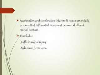 Head injuries | PPTX