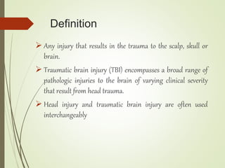 Head injuries | PPT