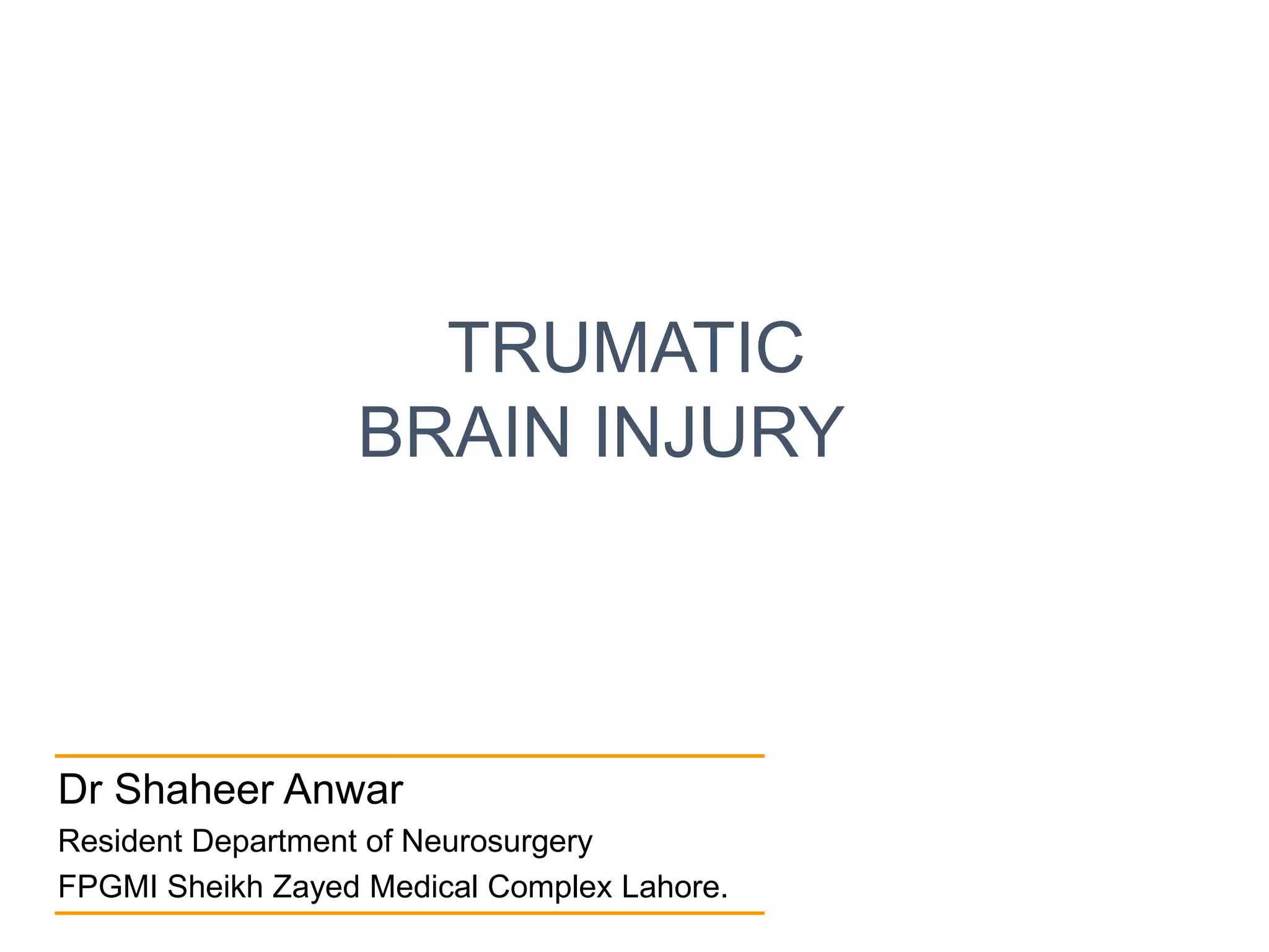 Traumatic brain Injury | PPT