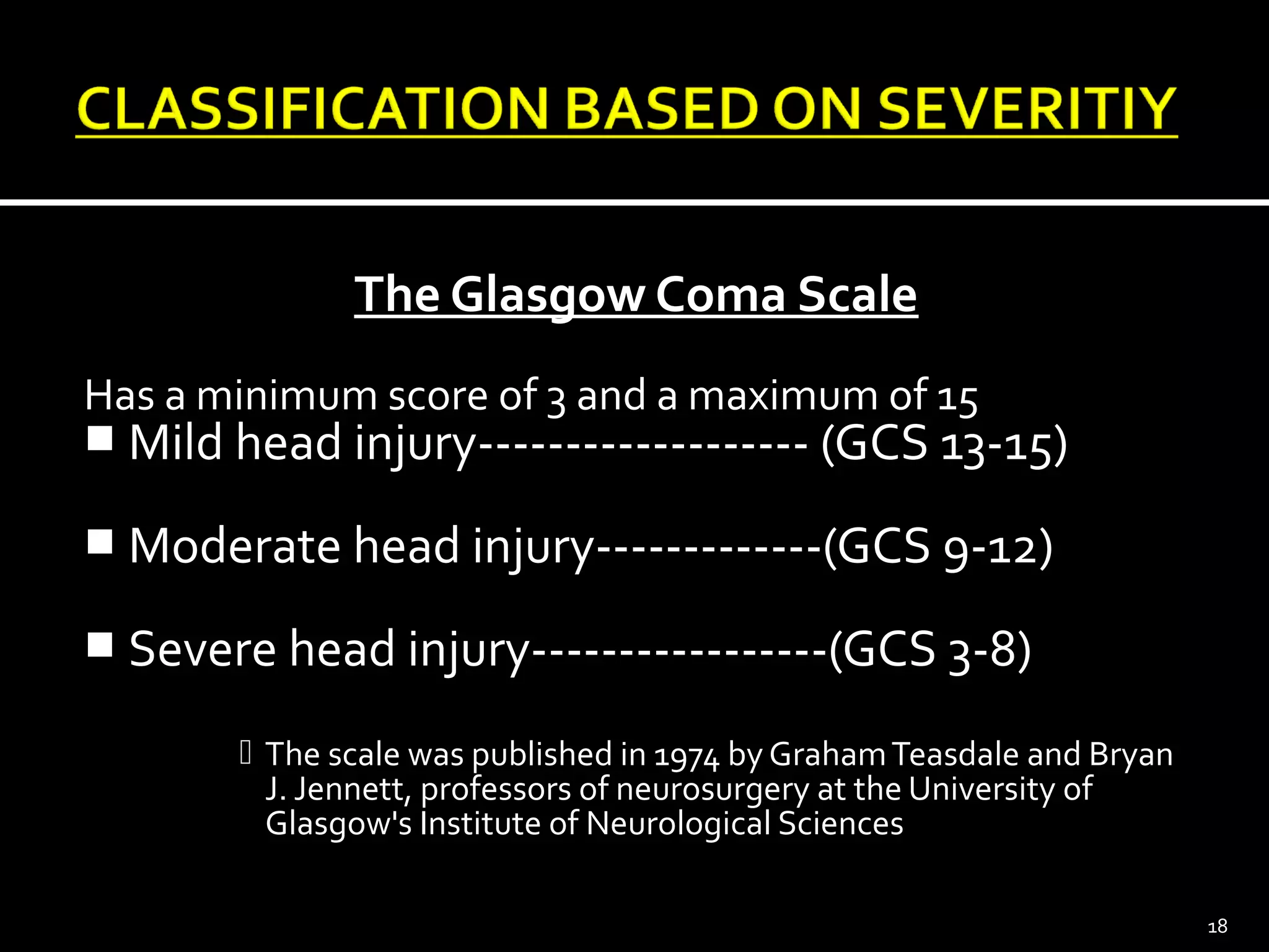 Head injury. | PPT